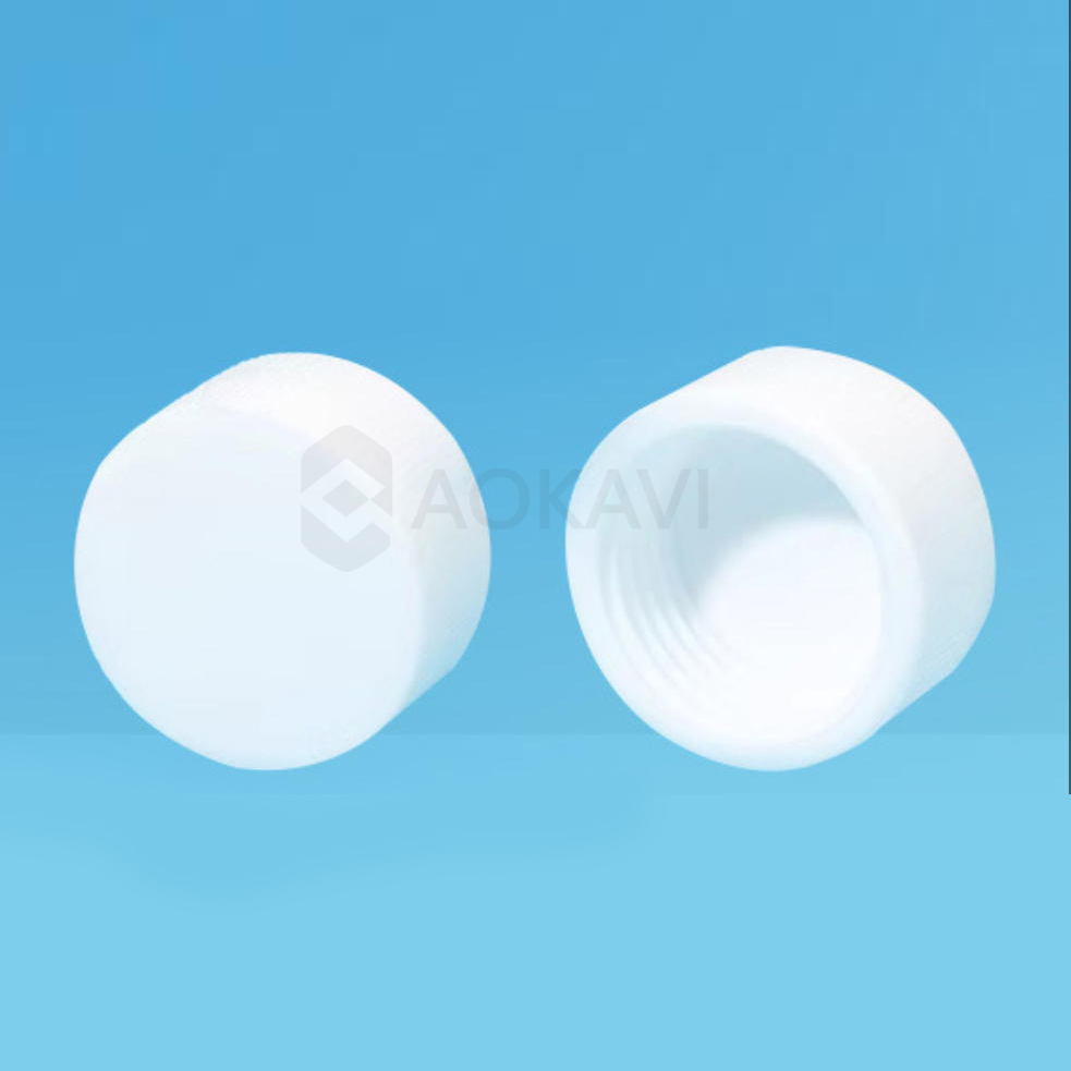 Aokavi Custom PTFE Lab Corrosion-Resistant Threaded Cap - High-Quality ...